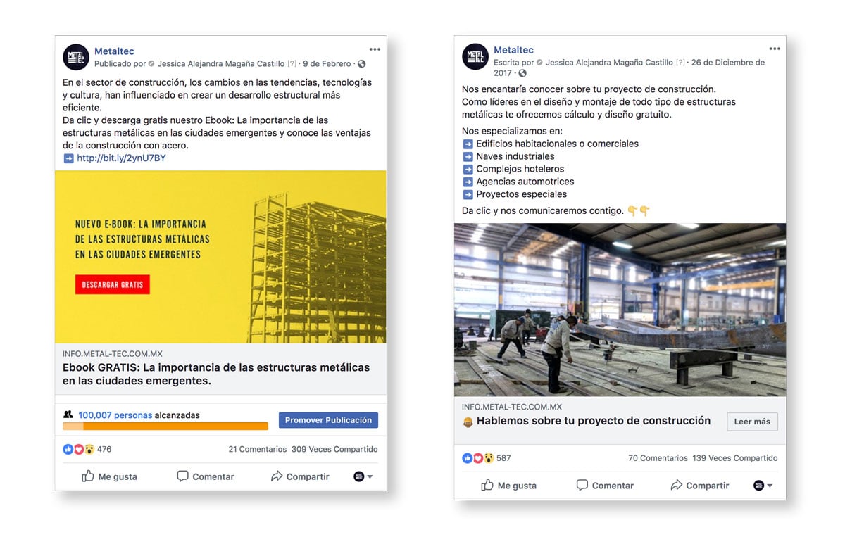 Caso de éxito inbound: Metal-tec