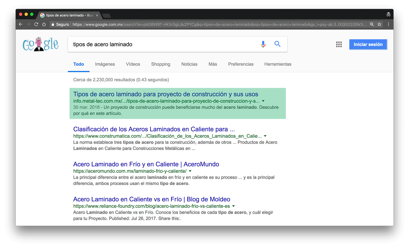 Caso de éxito inbound: Metal-tec